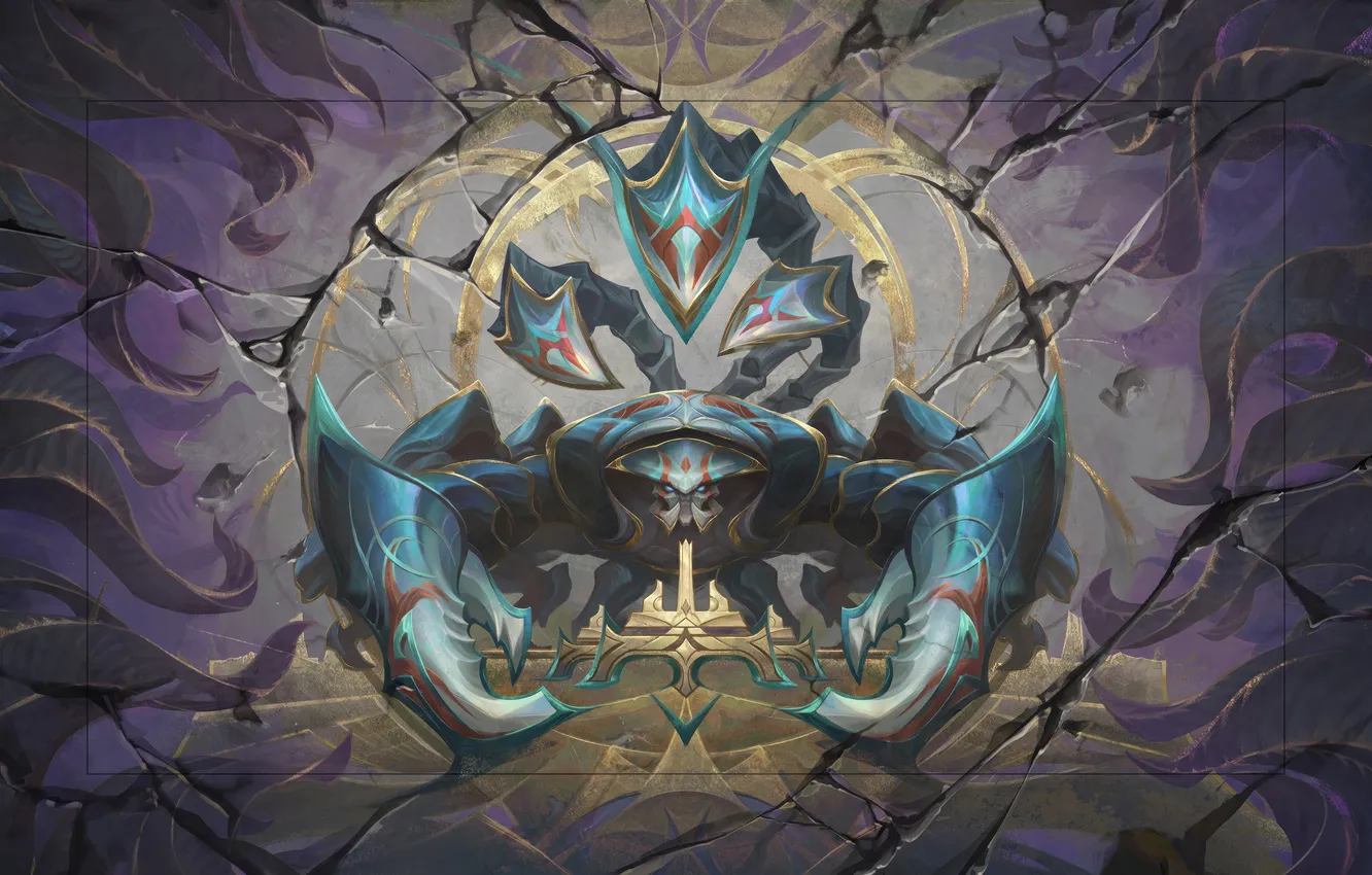 Wallpaper game, art, League of Legends, LoL, Skarner, Game Art for ...