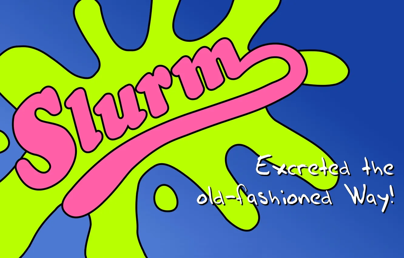 Wallpaper green, Futurama, blue, beverage, Slurm for mobile and desktop, section фильмы ...