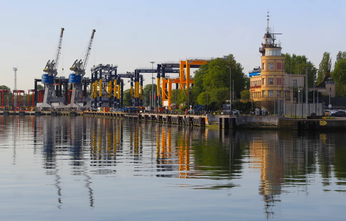 Wallpaper sea, port, wharf for mobile and desktop, section пейзажи ...