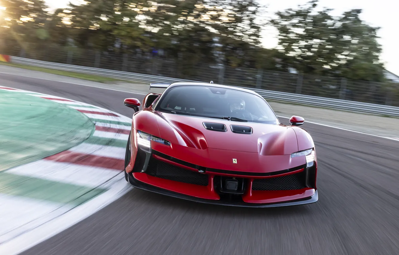Wallpaper Ferrari, speed, racing track, SF90, Ferrari SF90 Stradale for ...
