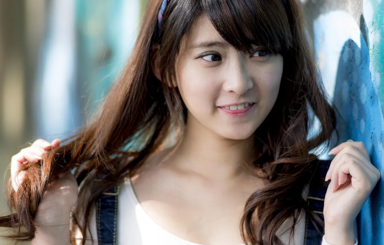 Wallpaper women, face, asian, portrait for mobile and desktop, section ...