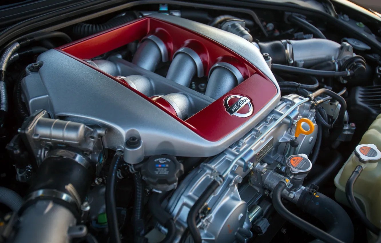 Wallpaper Nissan, GT-R, R35, engine, Nissan GT-R Track Edition for ...