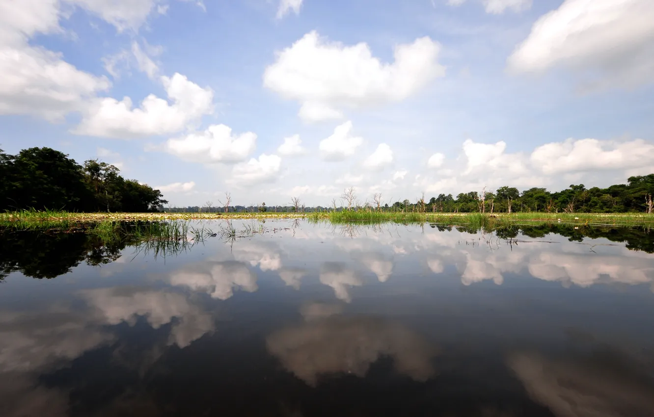 Wallpaper lake, Cambodia, Siem Reap for mobile and desktop, section ...