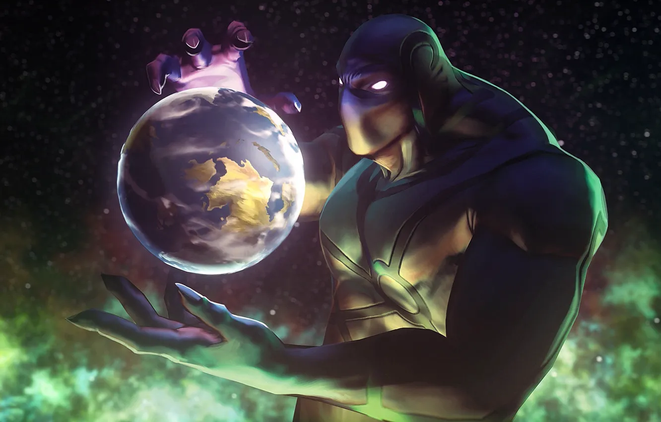 Wallpaper space, earth, space, game, Valve, DotA 2, planet, elemental ...