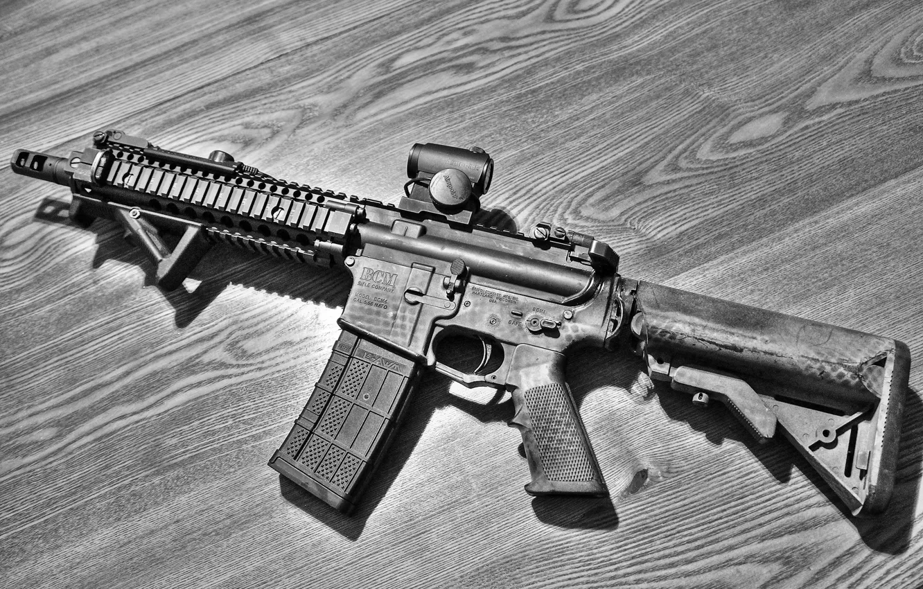 Wallpaper weapons, AR-15, BCM, assault rifle for mobile and desktop ...