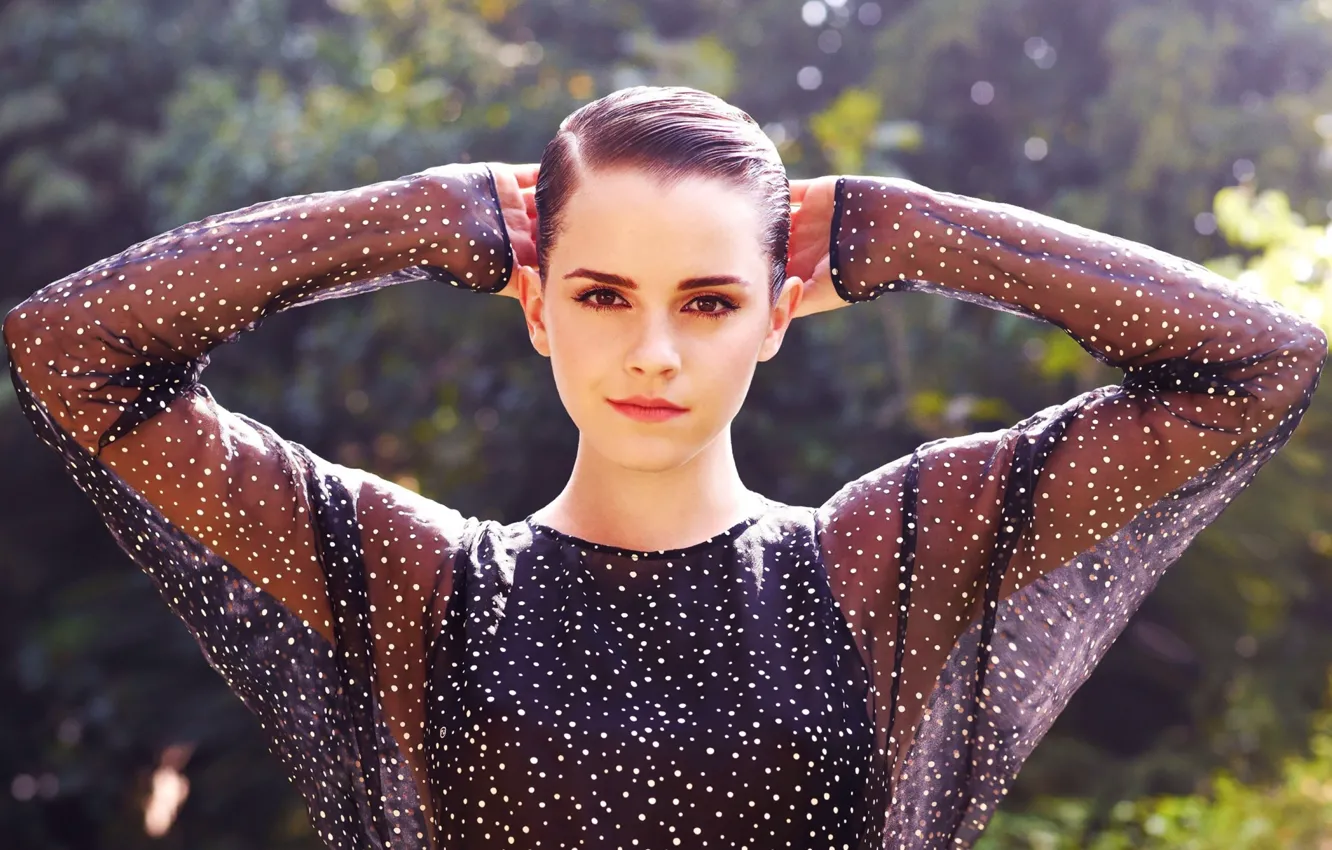 Wallpaper makeup, actress, Emma Watson, Emma Watson, model, hair, model ...