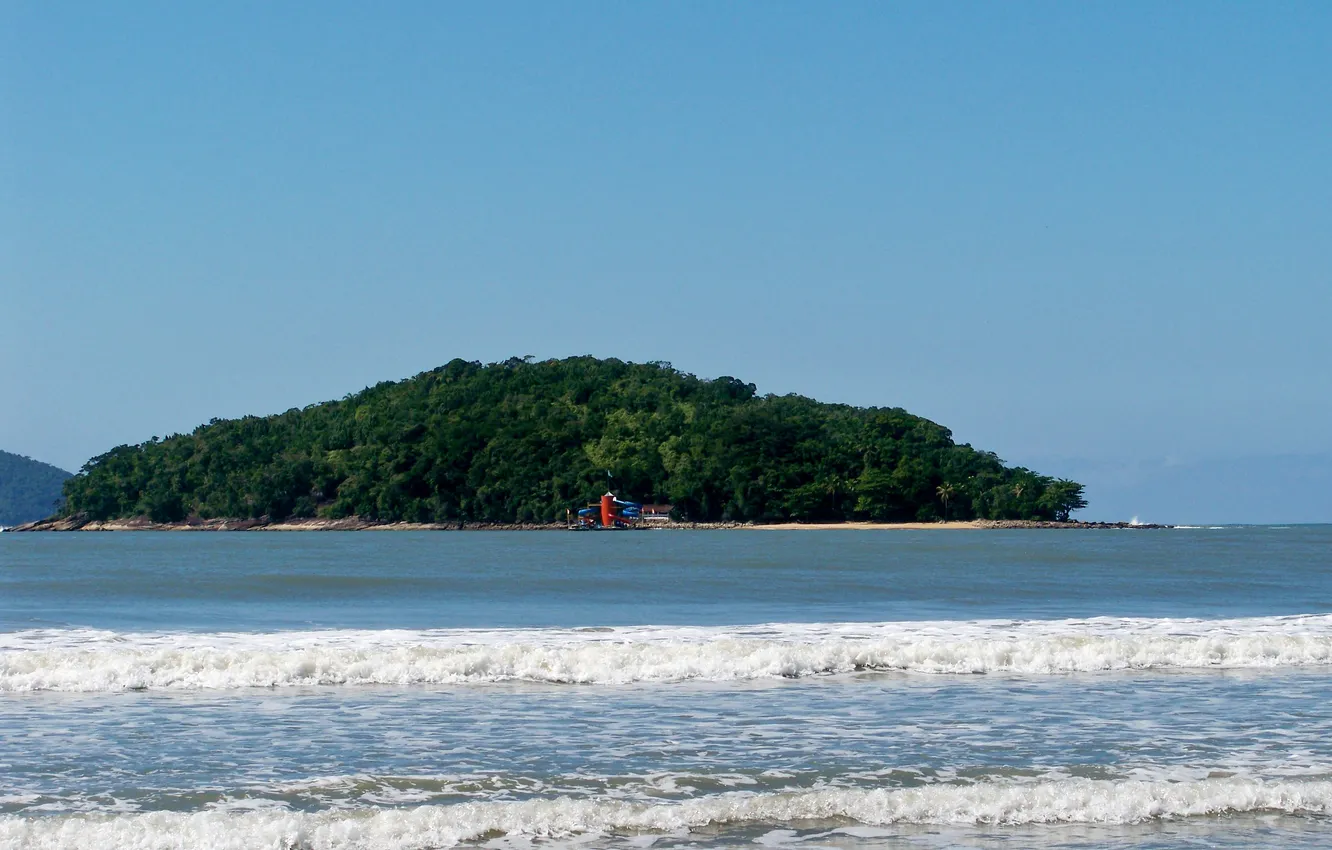 Wallpaper Brazil, Island, Ubatuba, Maranduba Beach for mobile and ...