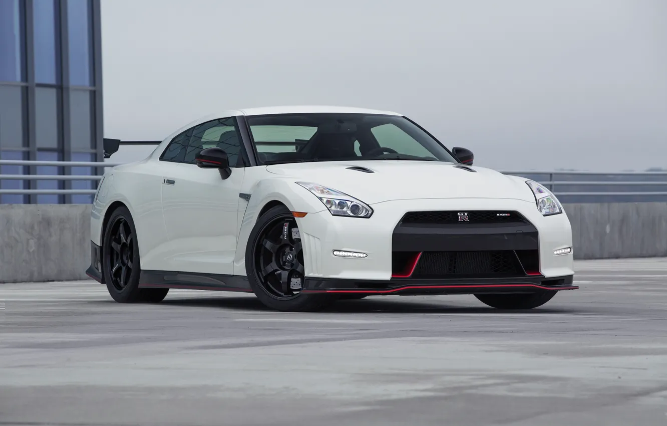 Wallpaper Nissan, GT-R, White, R35, Nismo images for desktop, section ...