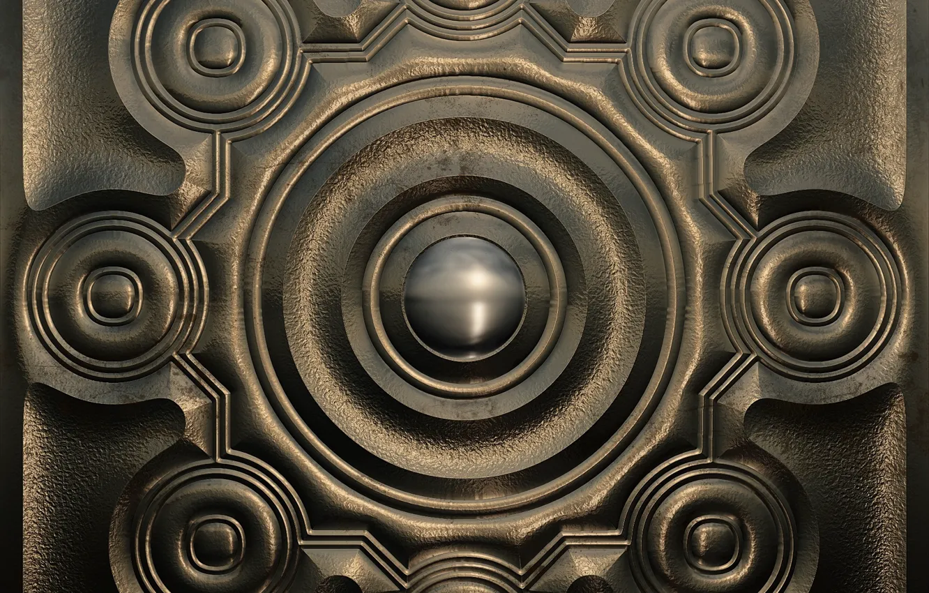 Wallpaper metal, pattern, texture, ornament, metallic, relief, foil ...