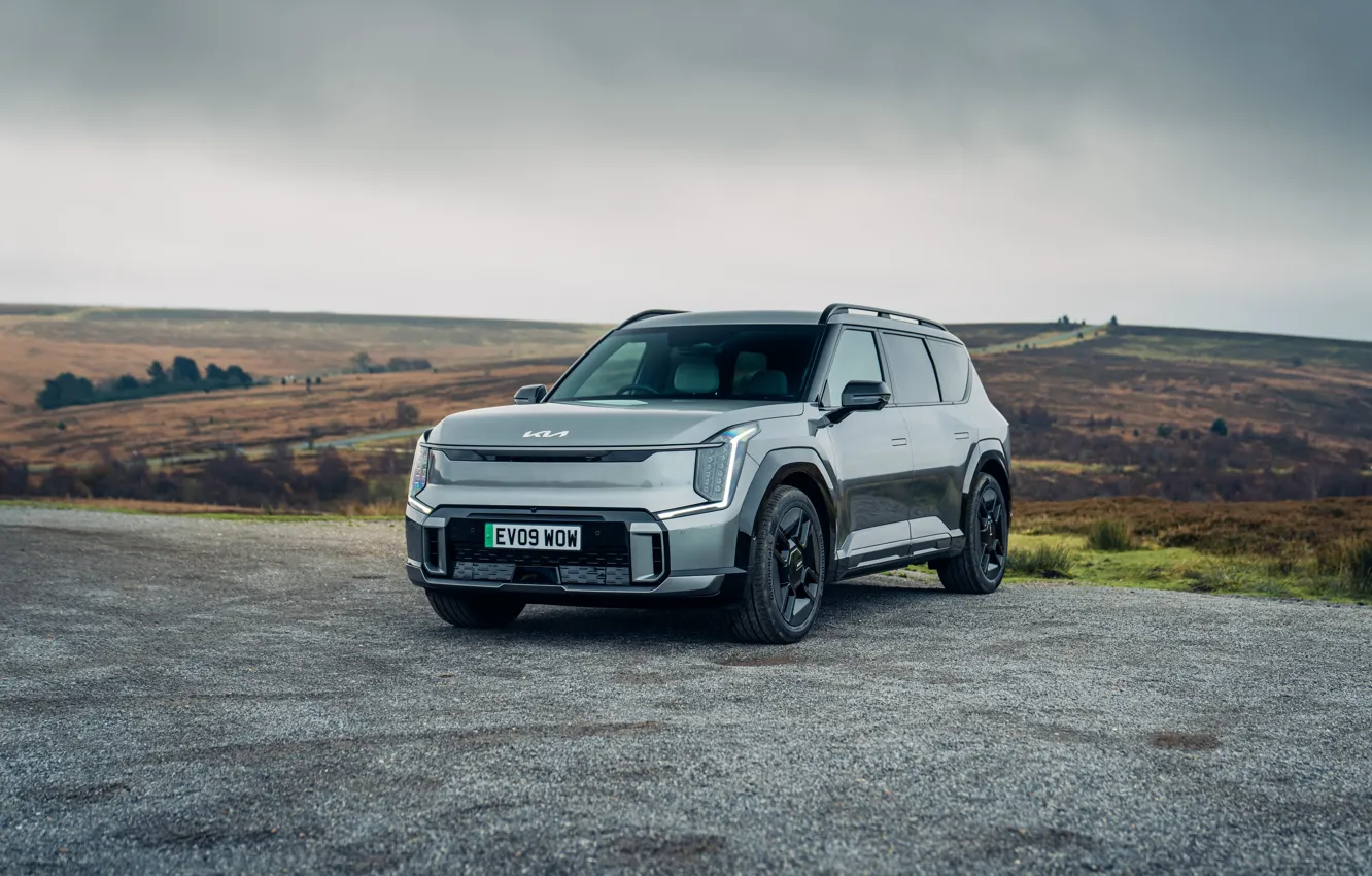 Wallpaper Kia, EV9, Kia EV9 GT-Line S 7-seat for mobile and desktop ...