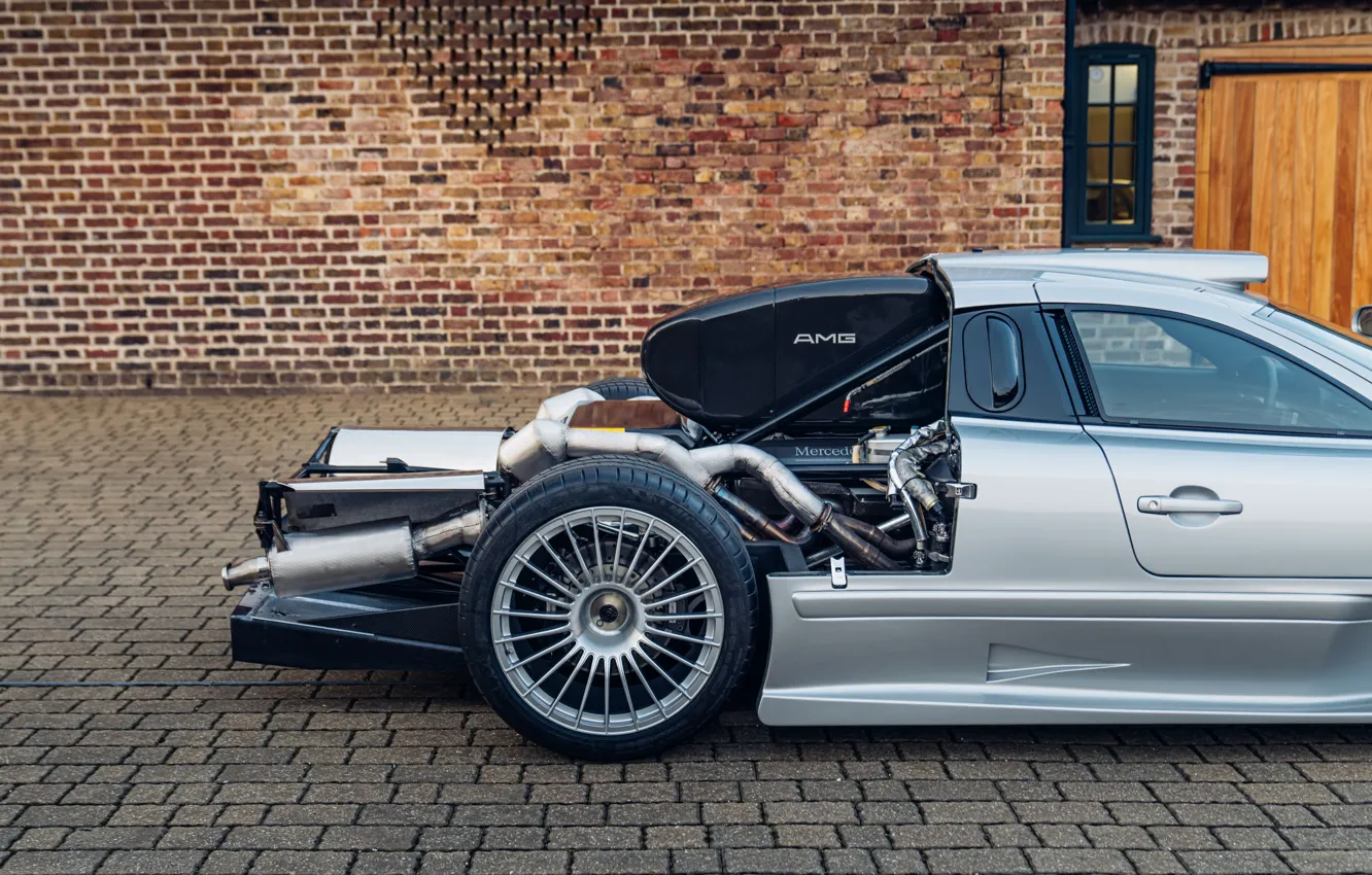 Wallpaper Mercedes-Benz, AMG, CLK, wheel, engine, Mercedes-Benz CLK GTR ...