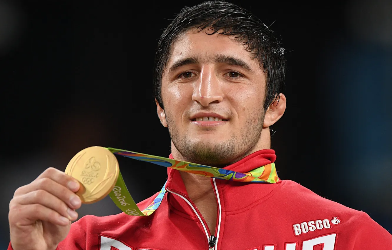 Wallpaper Olympic champion, wrestling, Abdulrashid Sadulayev, "Russian ...