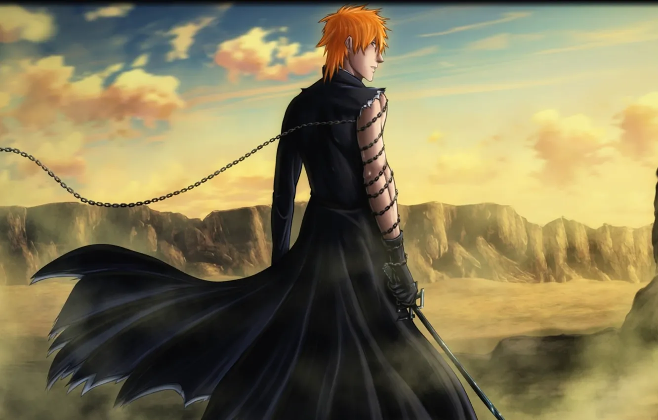 Wallpaper bleach, bankai, kurosaki_ichigo, chains_zanpakuto images for ...