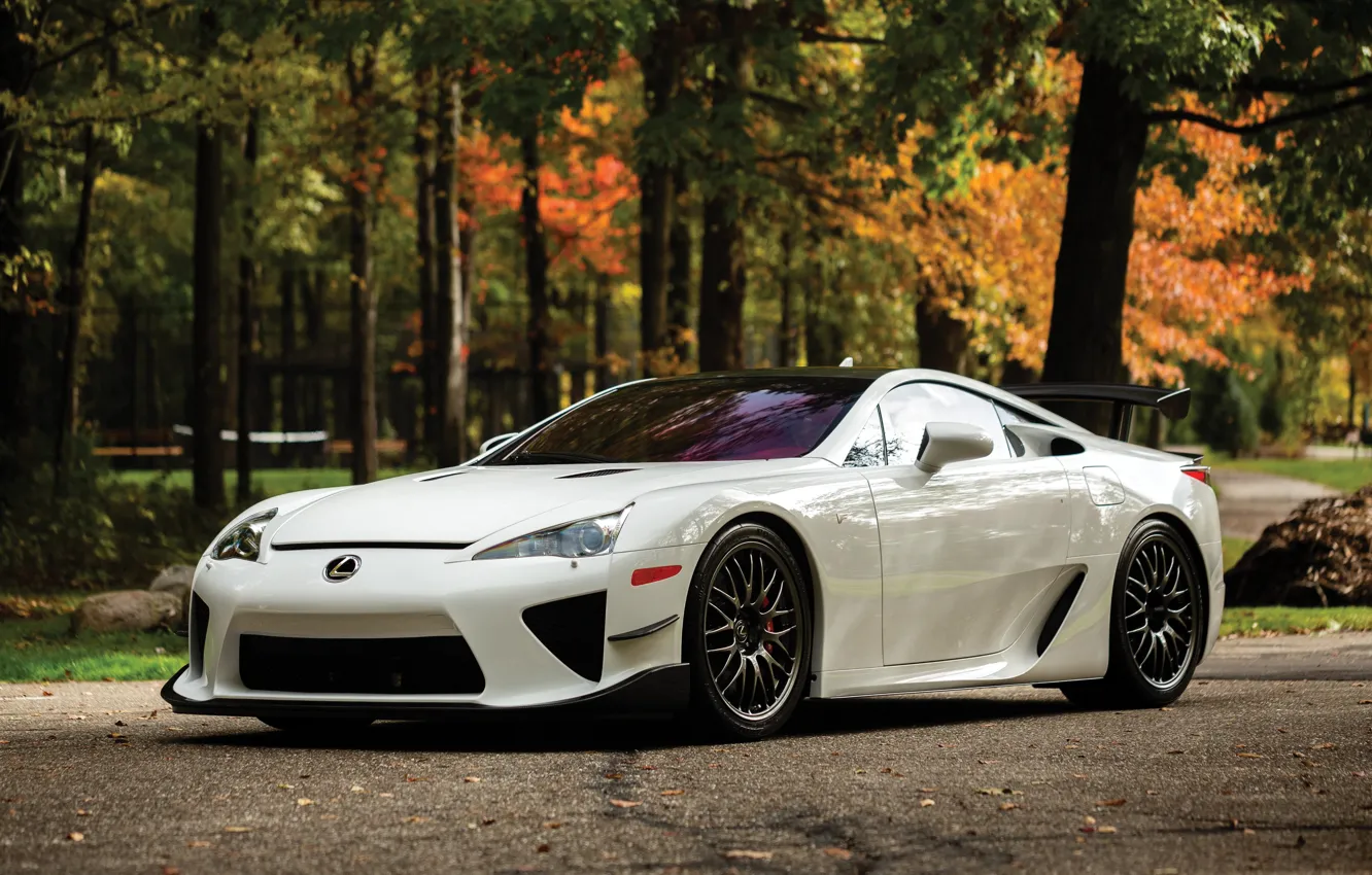 Wallpaper Lexus, white, LFA, Lexus LFA Nurburgring Performance Package ...