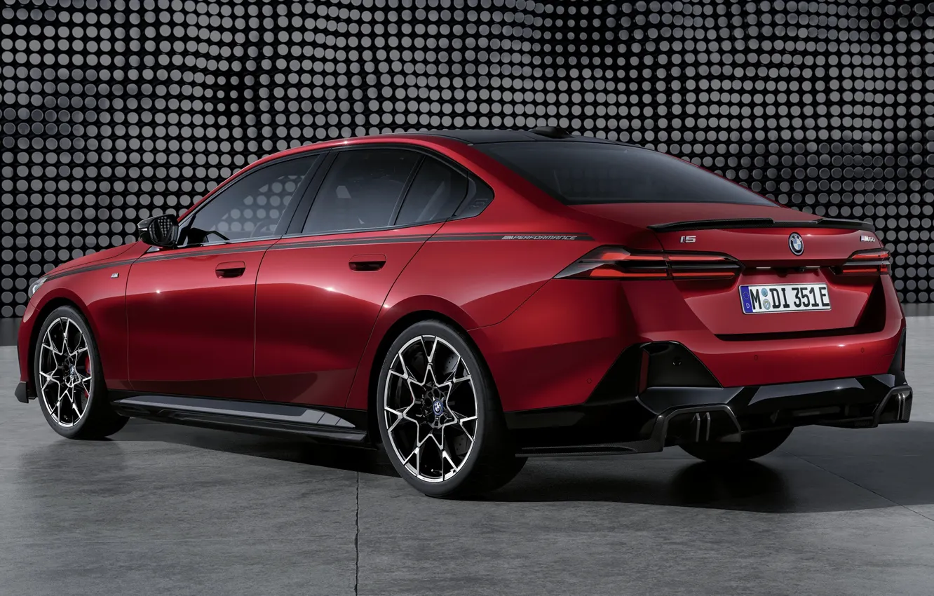 Wallpaper BMW, BMW, side view, rear view, M Performance, 2023, BMW i5 ...
