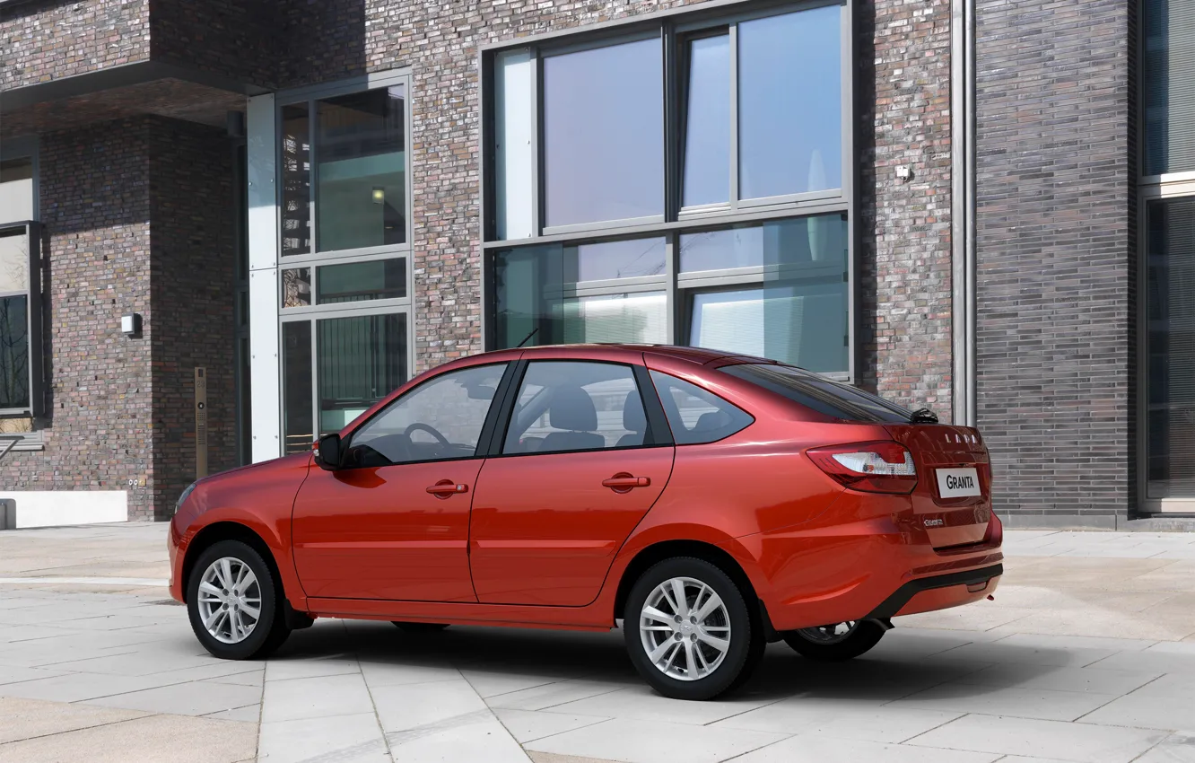 Wallpaper Lada, Lada, 2018, Granta, Grant, AVTOVAZ, Liftback, Liftback for mobile and desktop ...