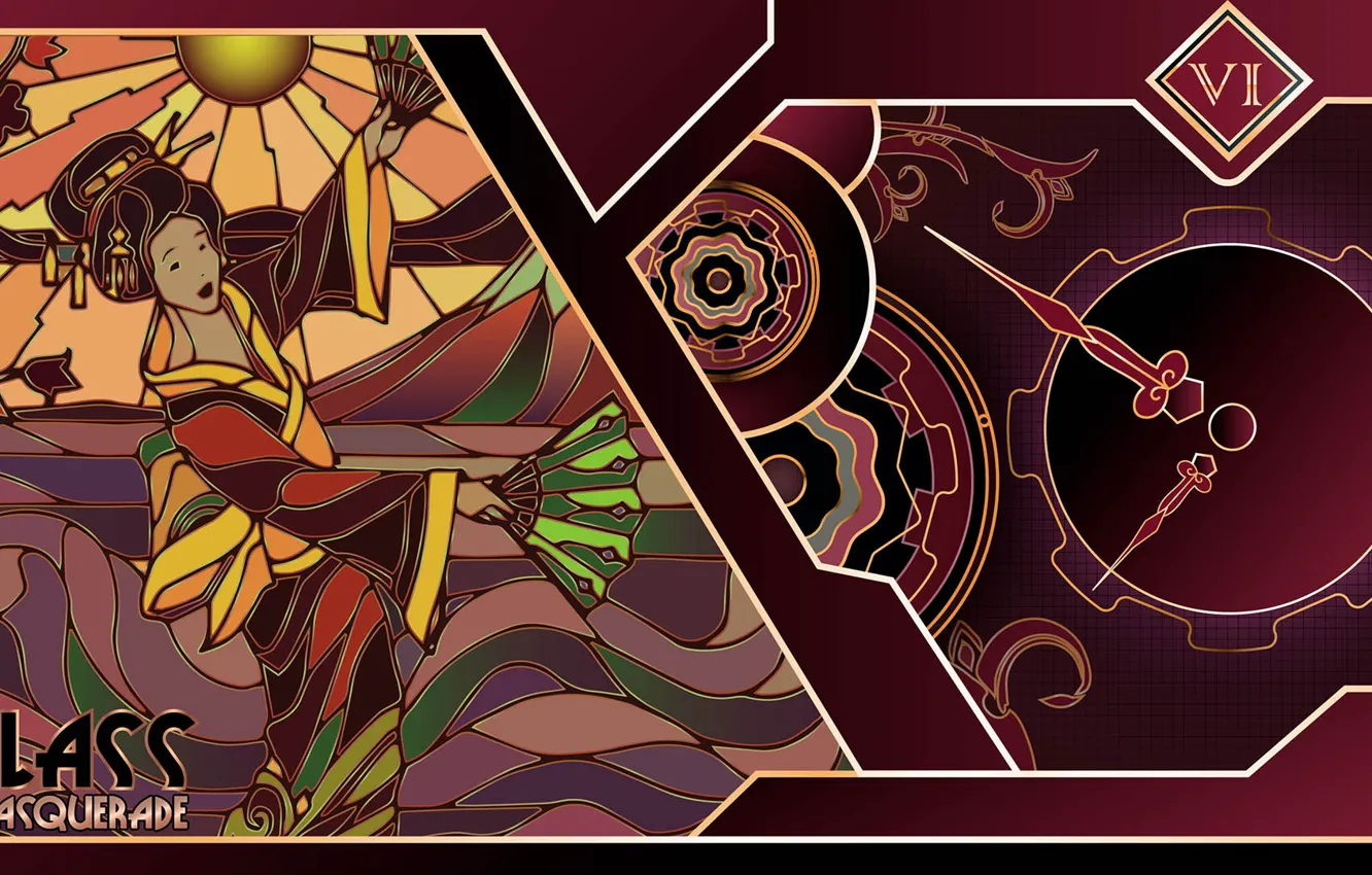 Wallpaper memoirs of a geisha, Glass masquerade, puzzle game, steam ...