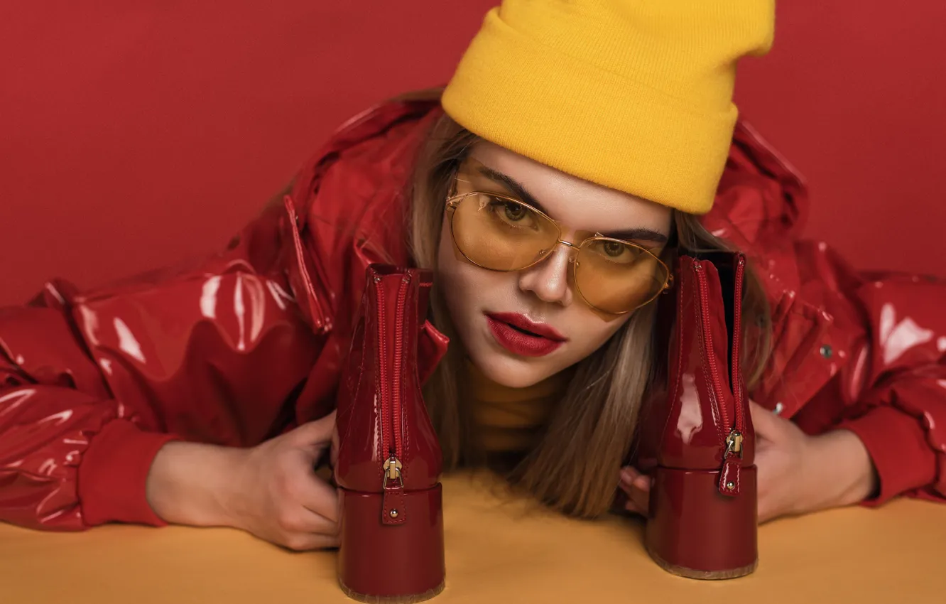 Wallpaper model, makeup, glasses, Alexander Shulzhenko, Anastasiya Names for mobile and desktop ...