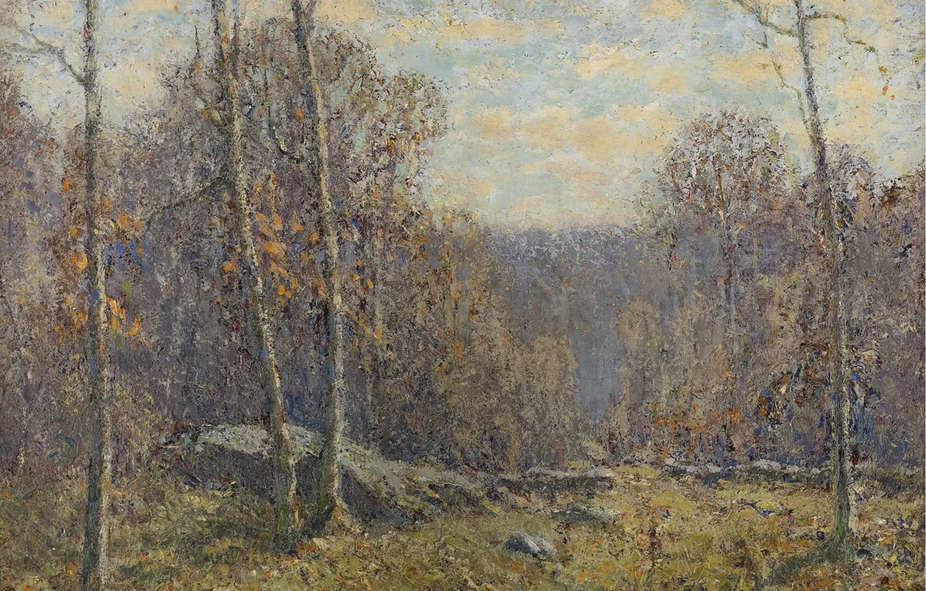 Wallpaper landscape, picture, frosty morning, Wilson Irvine, Wilson ...