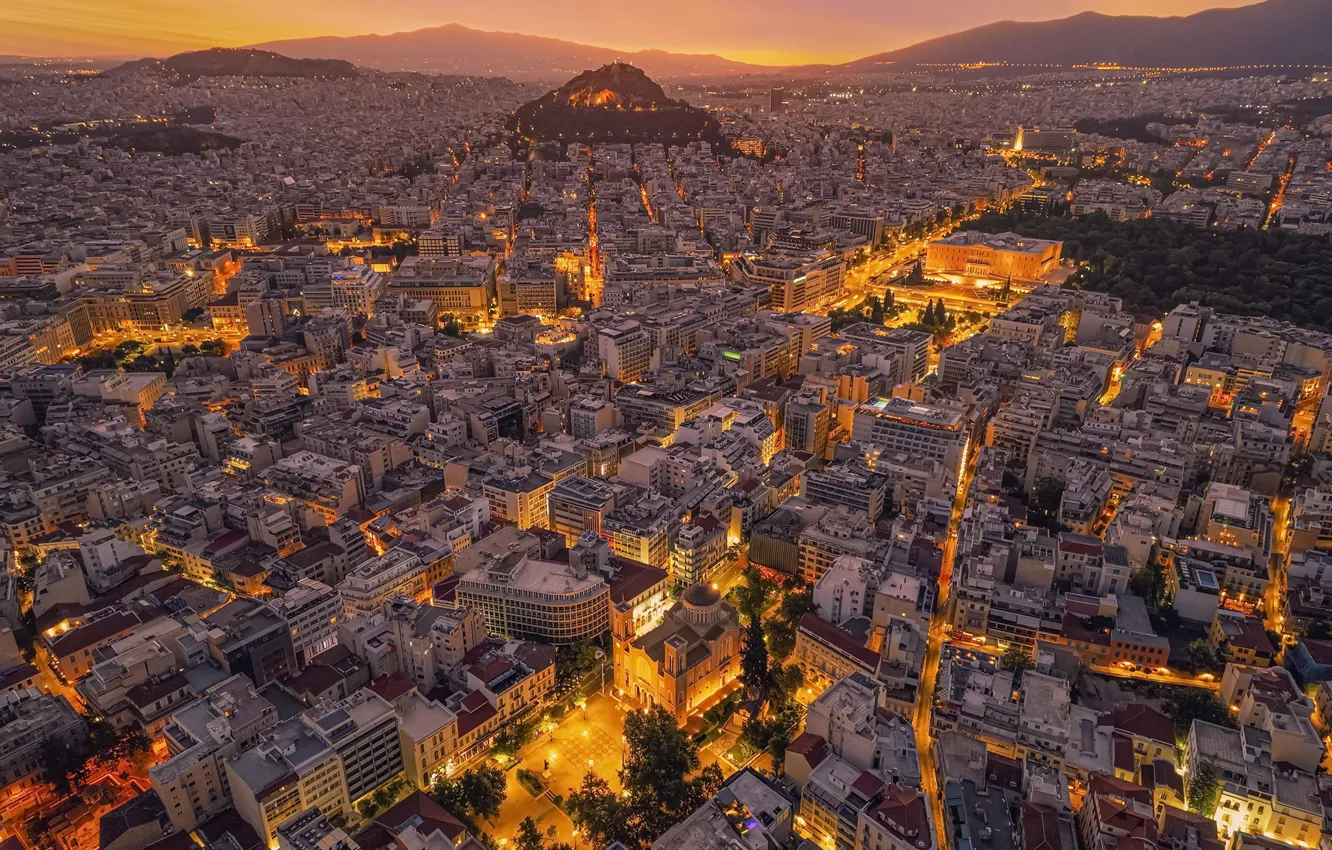 Wallpaper Athens, Attica, Aerides for mobile and desktop, section город ...