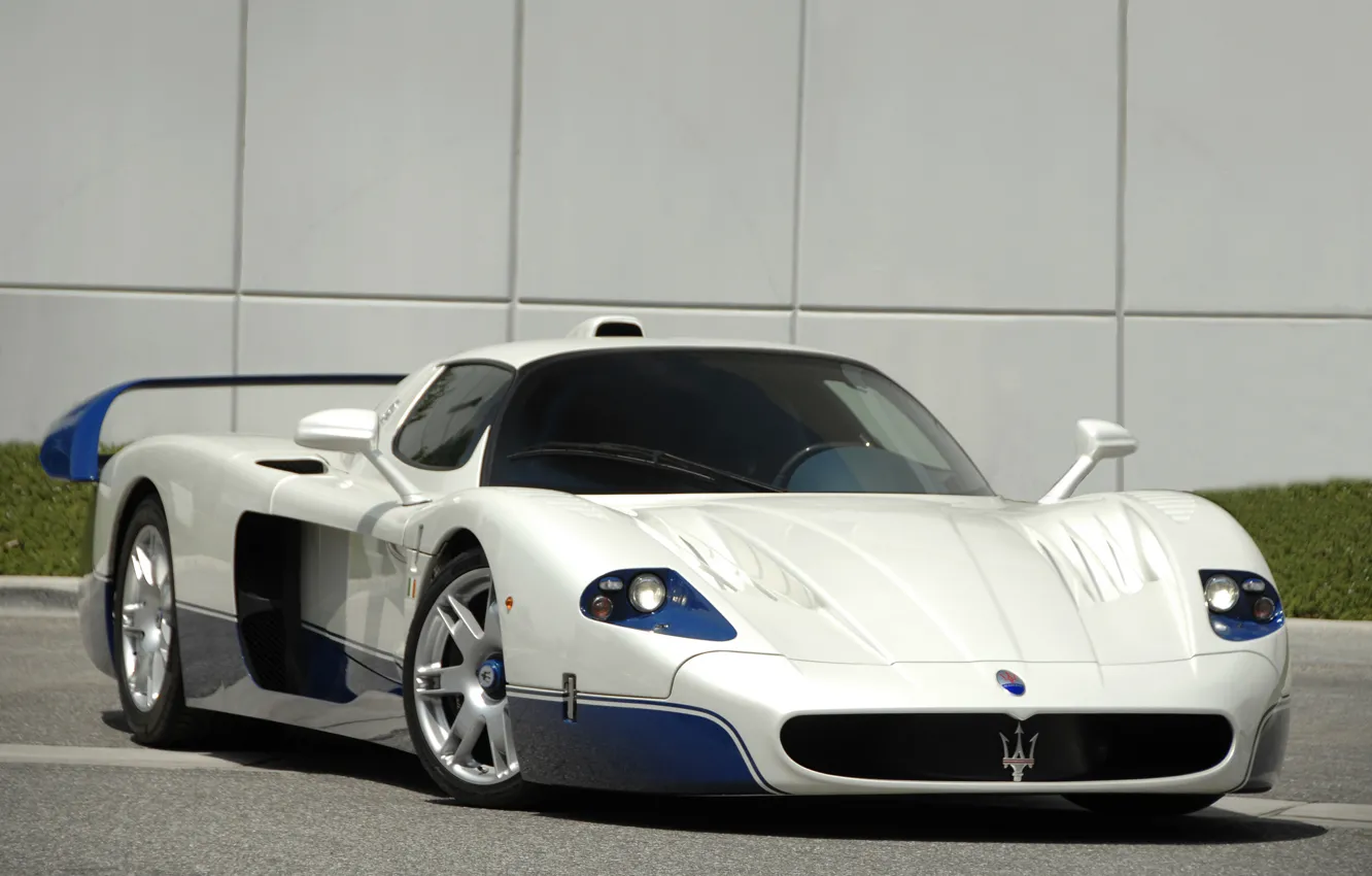 Wallpaper white, blue, Maserati, supercar, white, supercar, blue ...