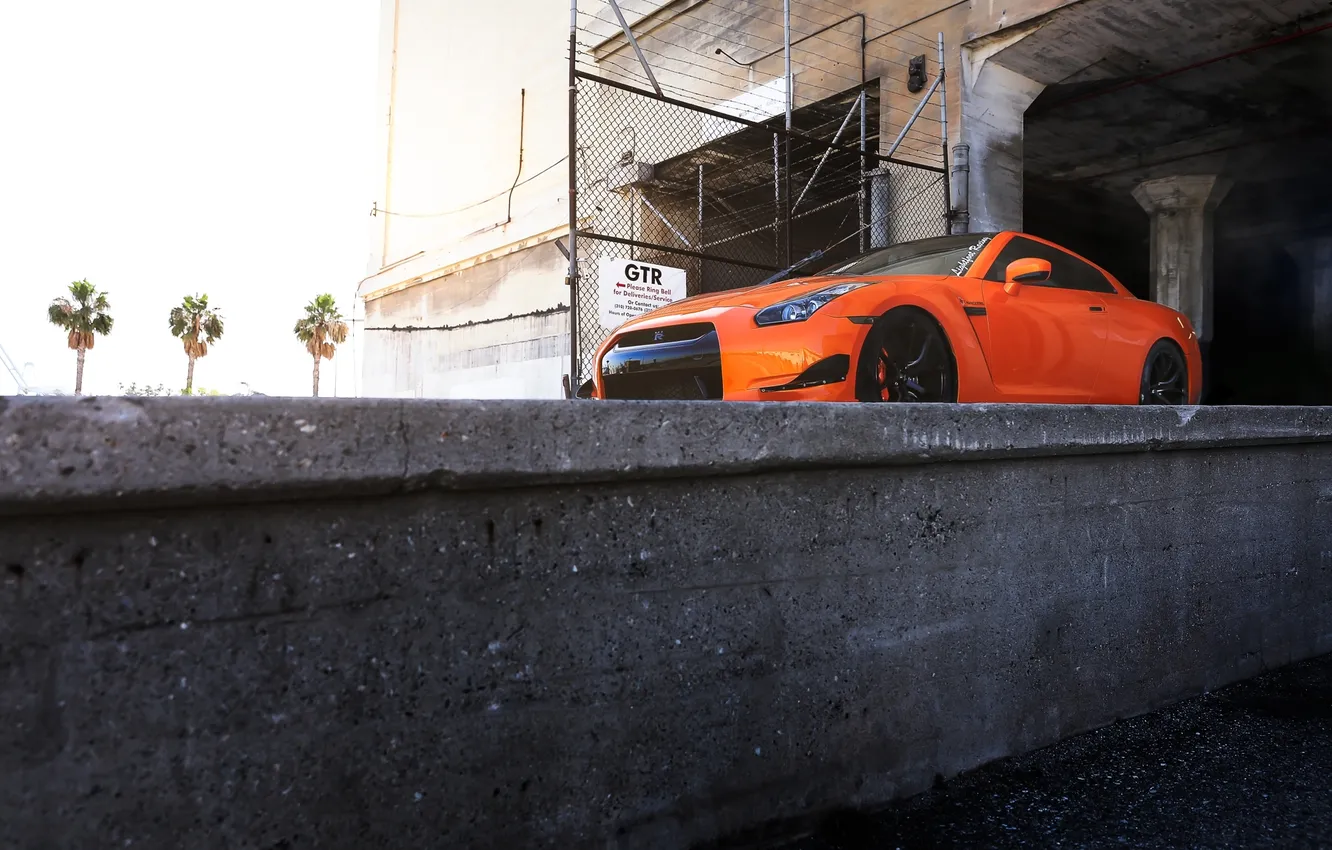 Wallpaper orange, nissan, Nissan, gt-r, orange, GT-R, r35 for mobile ...