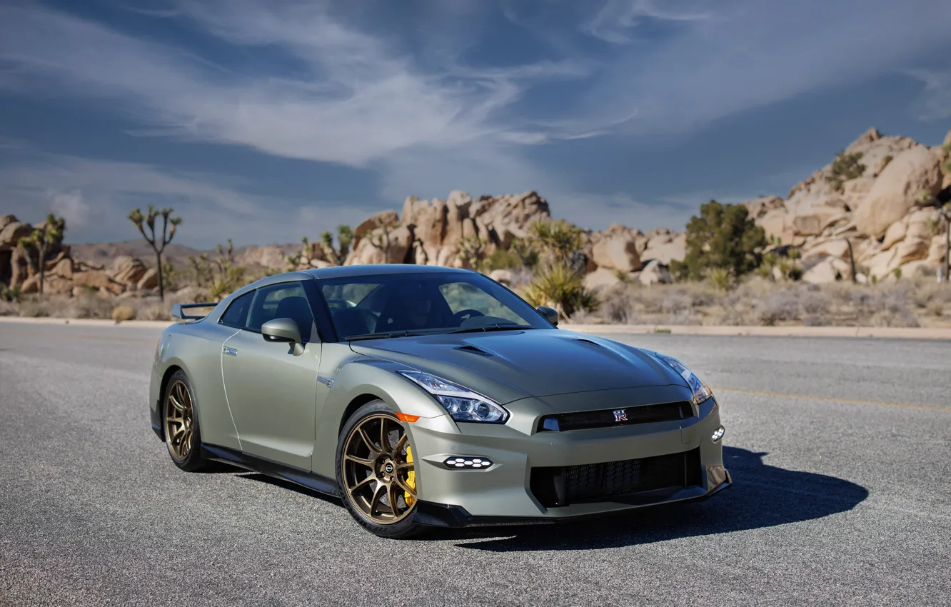 Wallpaper Nissan, GT-R, R35, front view, Nissan GT-R T-spec for mobile ...