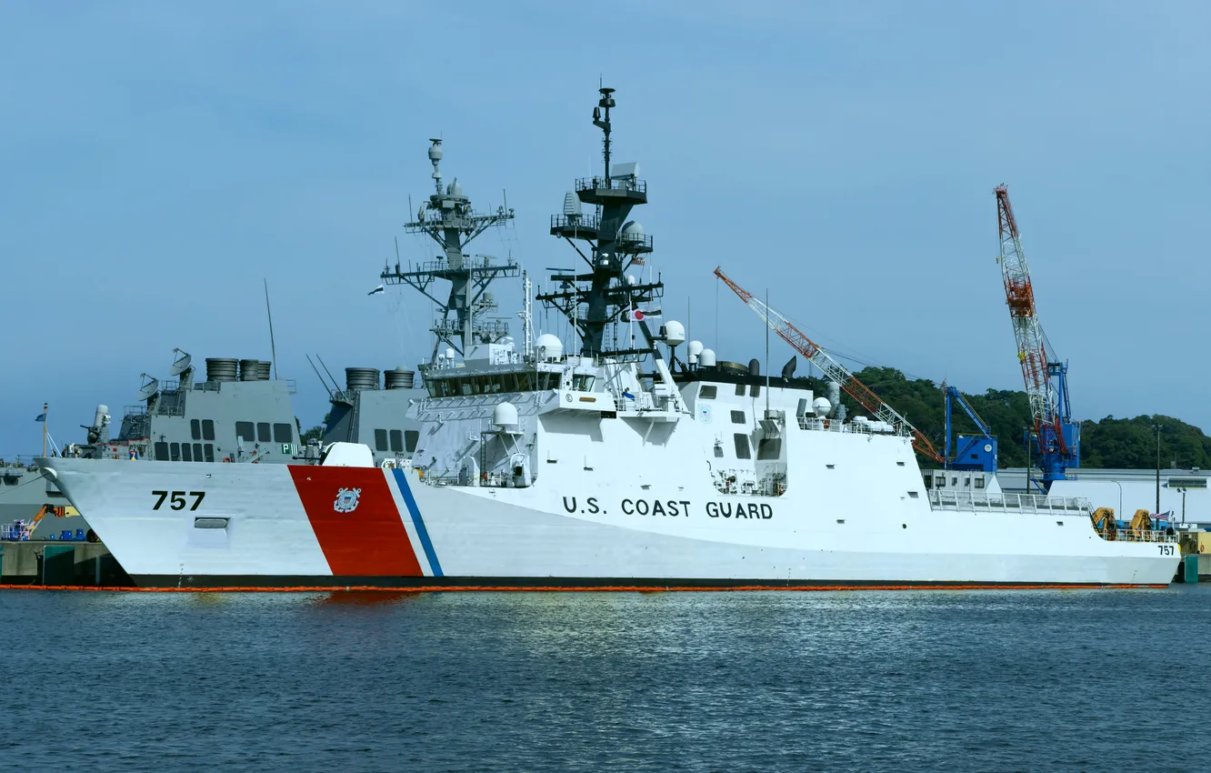 Wallpaper patrol ship, U.S. Coast Guard, USCGC Midgett, WMLS-757 for ...