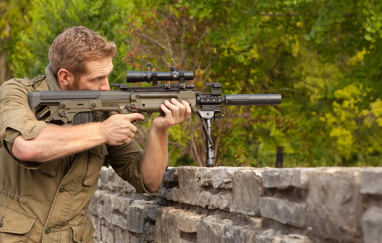 Wallpaper weapons, background, Rifle Kel-Tec RFB images for desktop ...