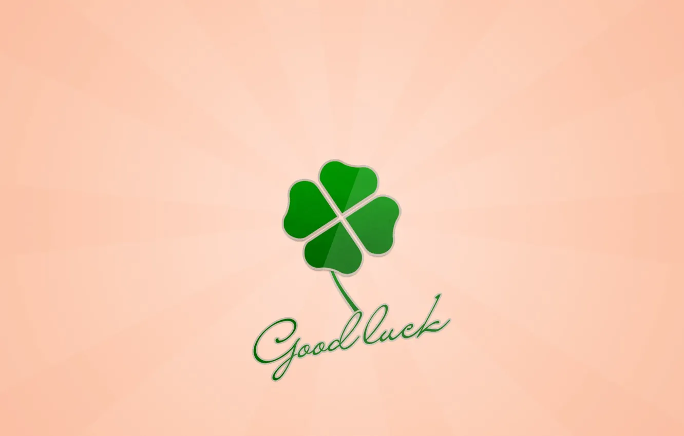 Wallpaper Green, Good Luck, Clover, Good luck, Dmitriy Ushakov Design images for desktop ...