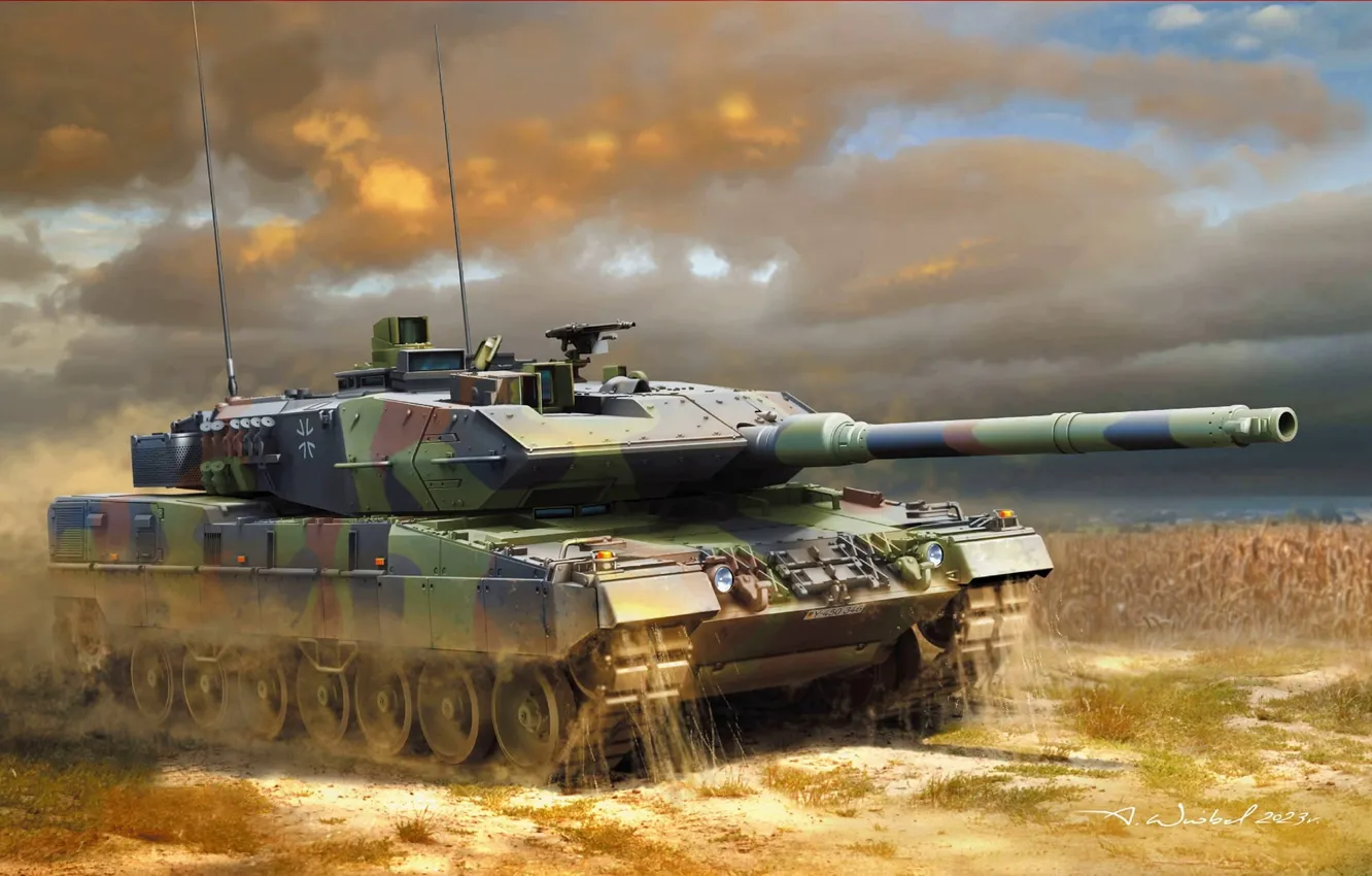 Wallpaper Germany, tank, armor, the Bundeswehr, Leopard 2, Leopard 2A7 ...