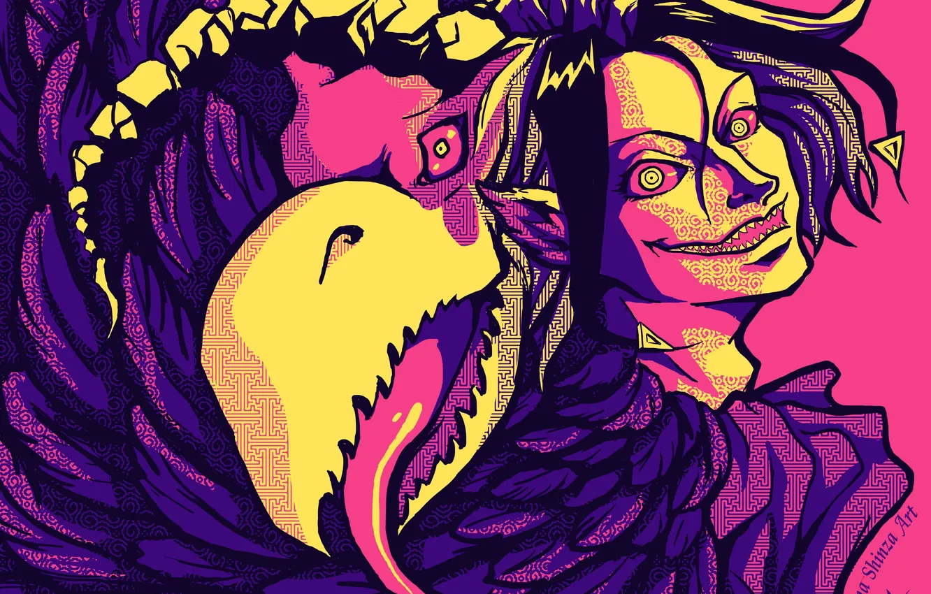 Wallpaper the demon, parrot, detective, Detective from hell, Neuro Feet ...