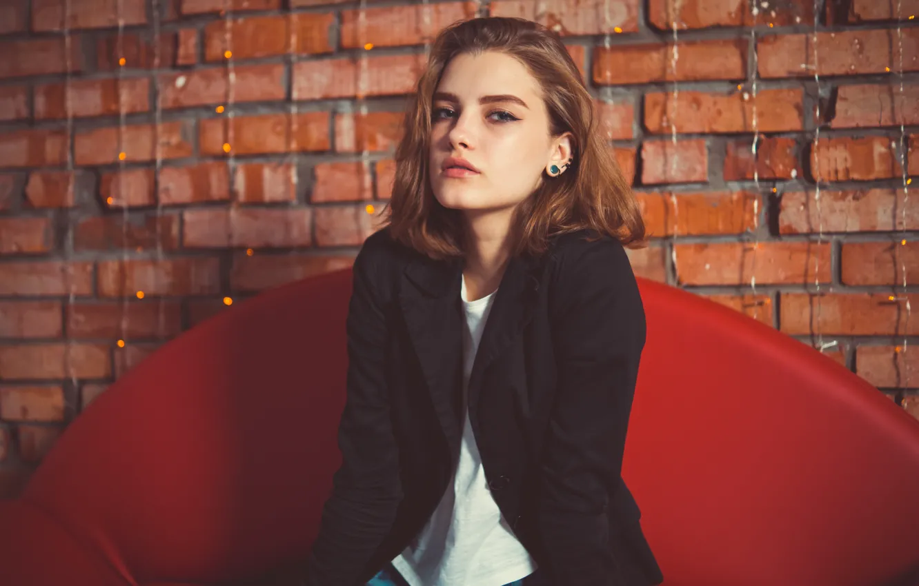 Wallpaper light, girl, fashion, studio, style, blue, eyes, model for ...