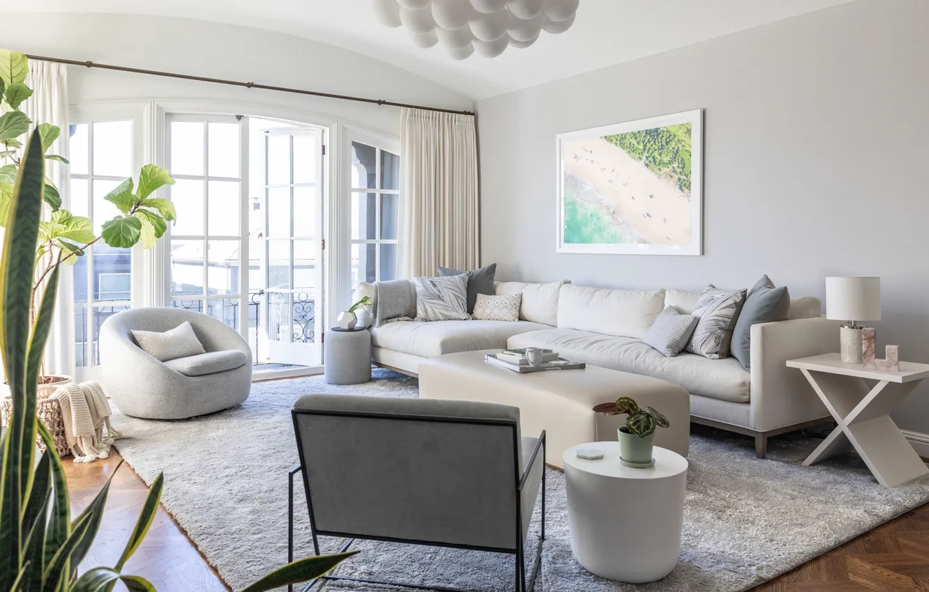 Wallpaper design, style, room, interior, living room, by Susie Novak ...