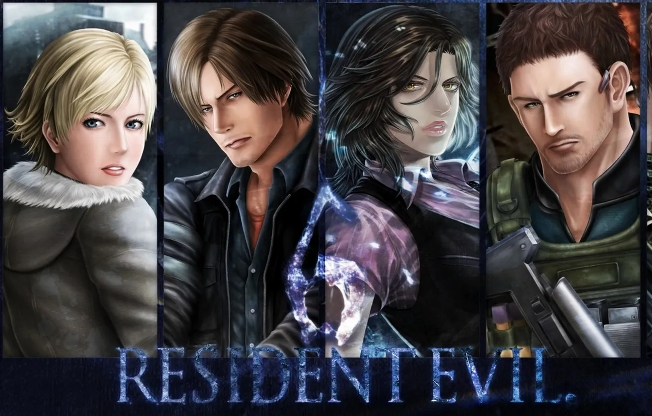 Wallpaper biohazard, art, characters, Resident evil, Resident Evil 6 ...