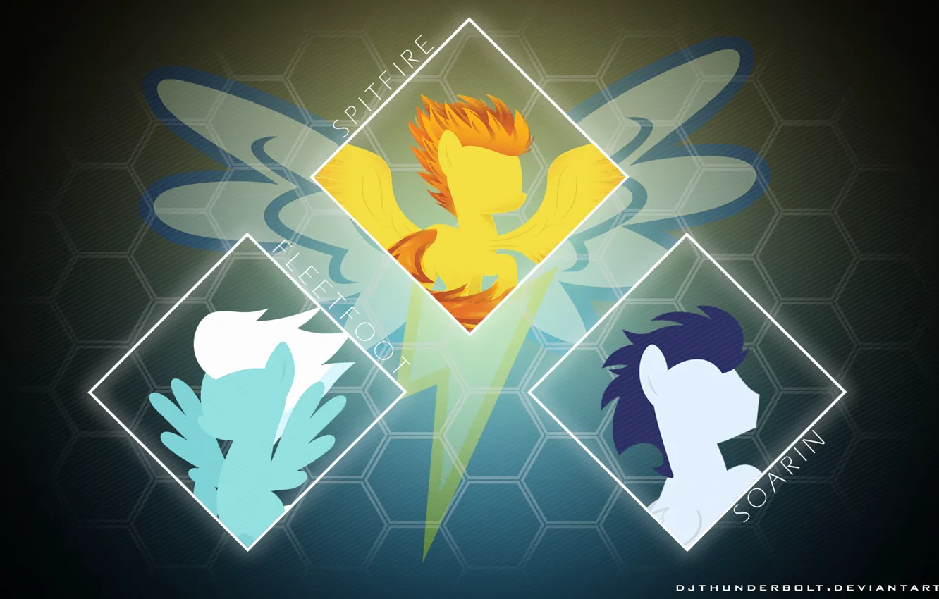 Wallpaper Spitfire, mlp, wonderbolts, soarin, fleetfoot., Mylittlepony ...