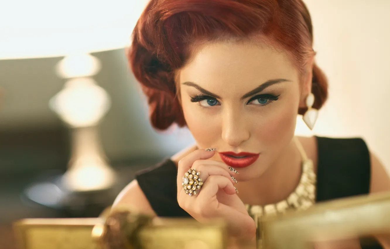 Wallpaper girl, necklace, hairstyle, lips, singer, blue eyes, piano ...