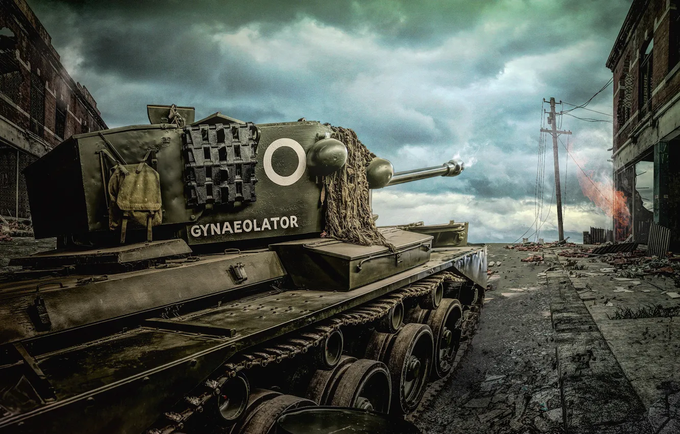 Wallpaper weapons, army, British Comet Cruiser Tank for mobile and ...