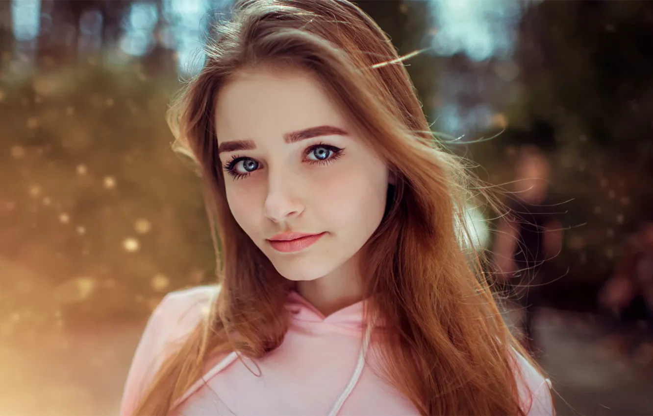 Wallpaper look, girl, light, model, hair, Maryana, Kirill Bukrey ...