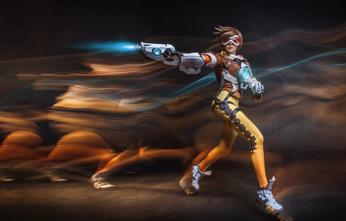 Wallpaper girl, gun, game, armor, weapon, speed, cosplay, uniform for ...