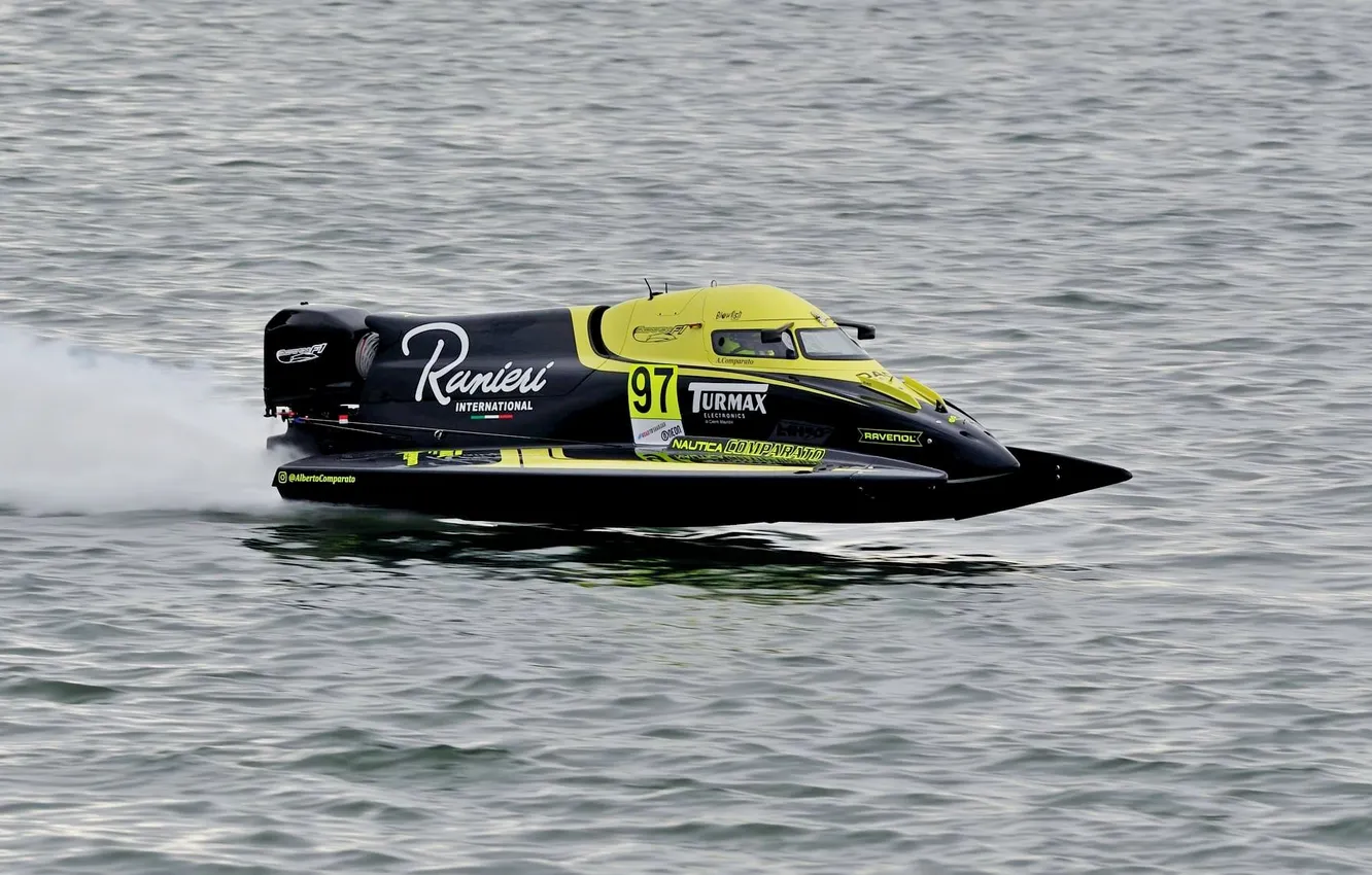Wallpaper speed, boats, race for mobile and desktop, section спорт ...