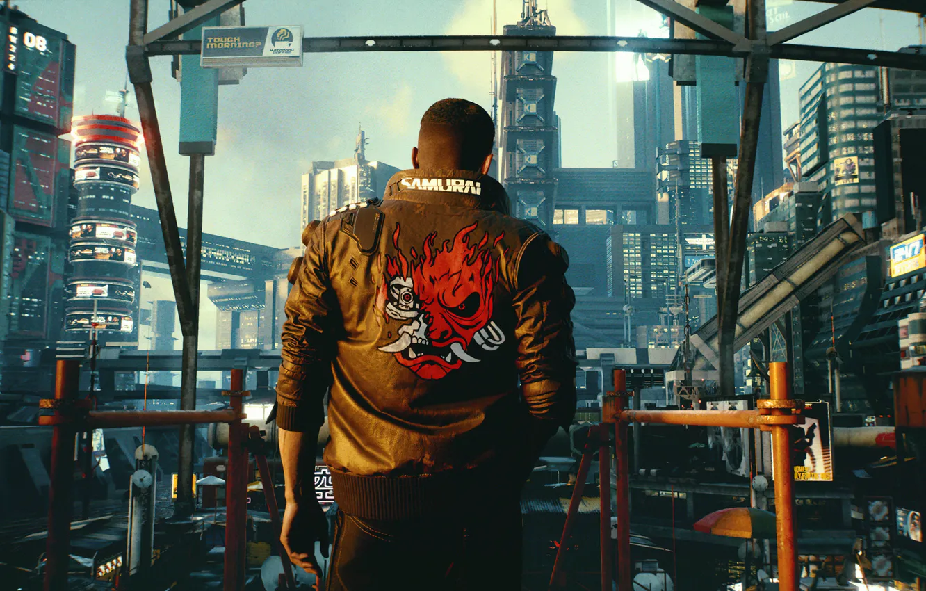 Wallpaper games, Cyberpunk 2077, Dystopian, V Cyberpunk, Samurai Jacket for mobile and desktop ...