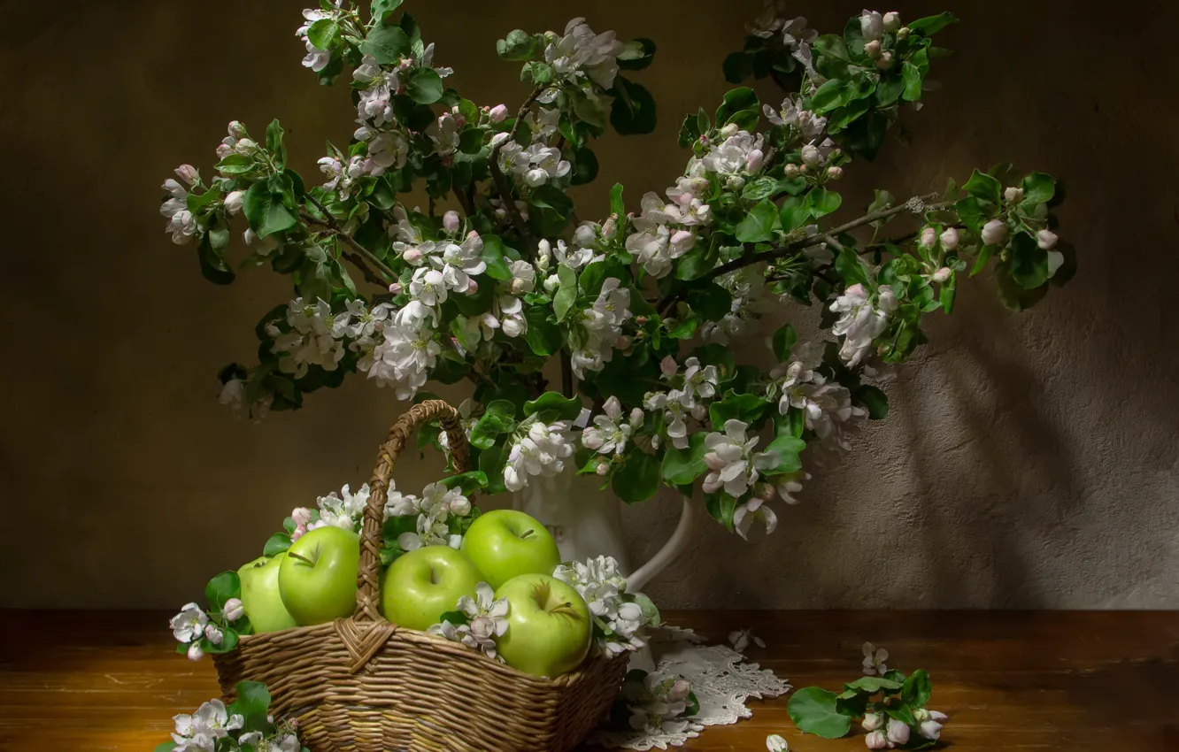Wallpaper flowers, apples, spring, still life, Apple blossoms for ...