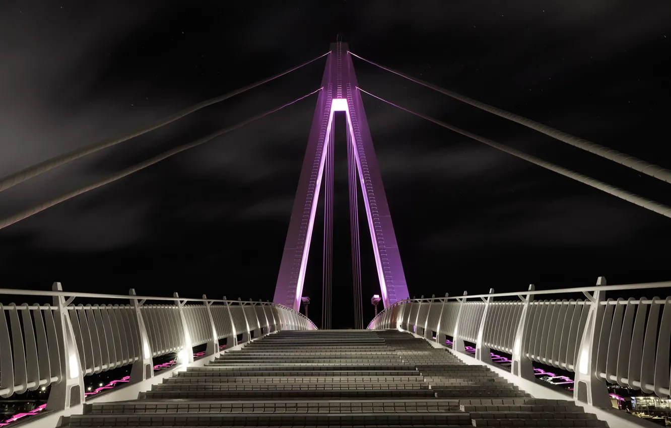 Wallpaper Taiwan, Taipei, purple bridge images for desktop, section ...