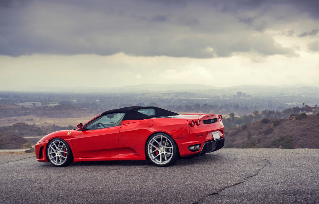 Wallpaper Ferrari, supercar, red, Ferrari, spider, f-430, Spider, F-430 ...