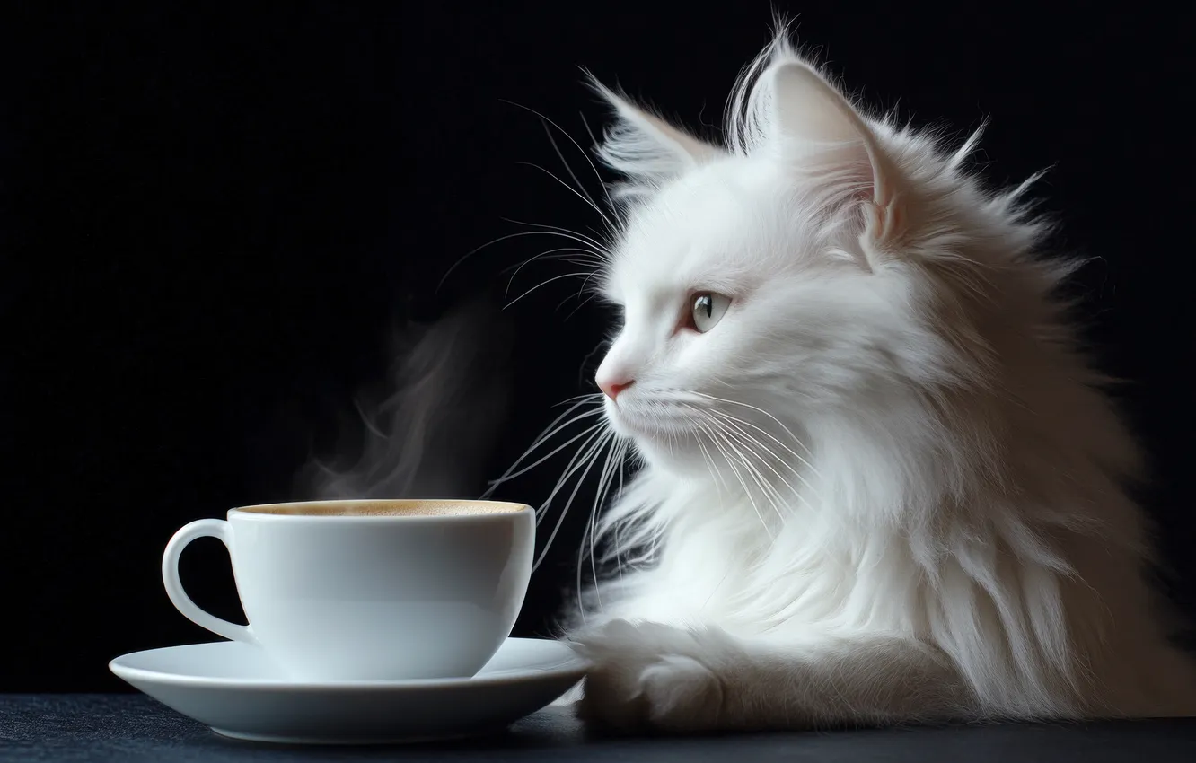 Wallpaper cat, cat, look, pose, face for mobile and desktop, section ии ...