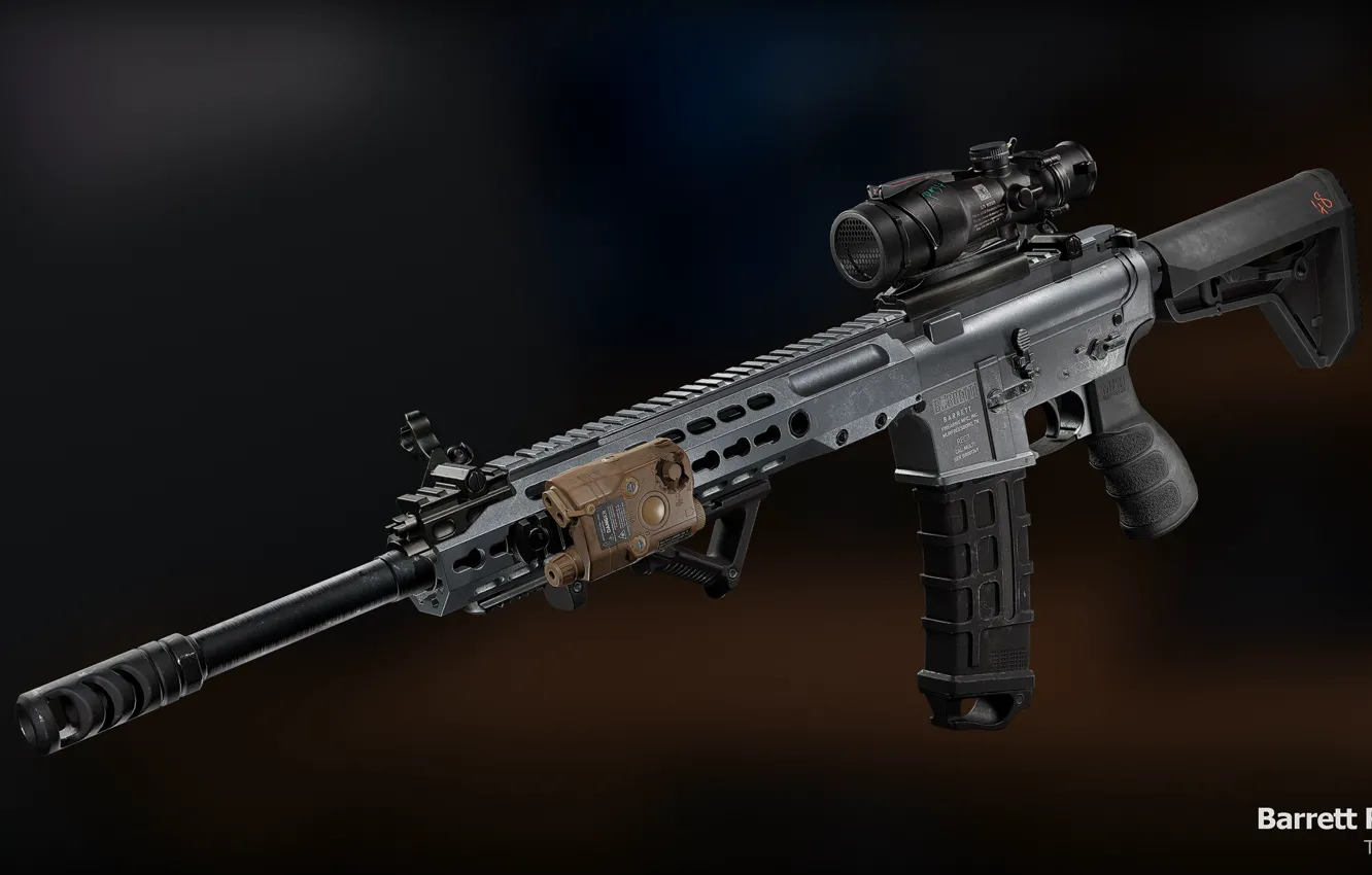 Wallpaper rendering, weapons, rifle, weapon, render, custom, render, 3d ...