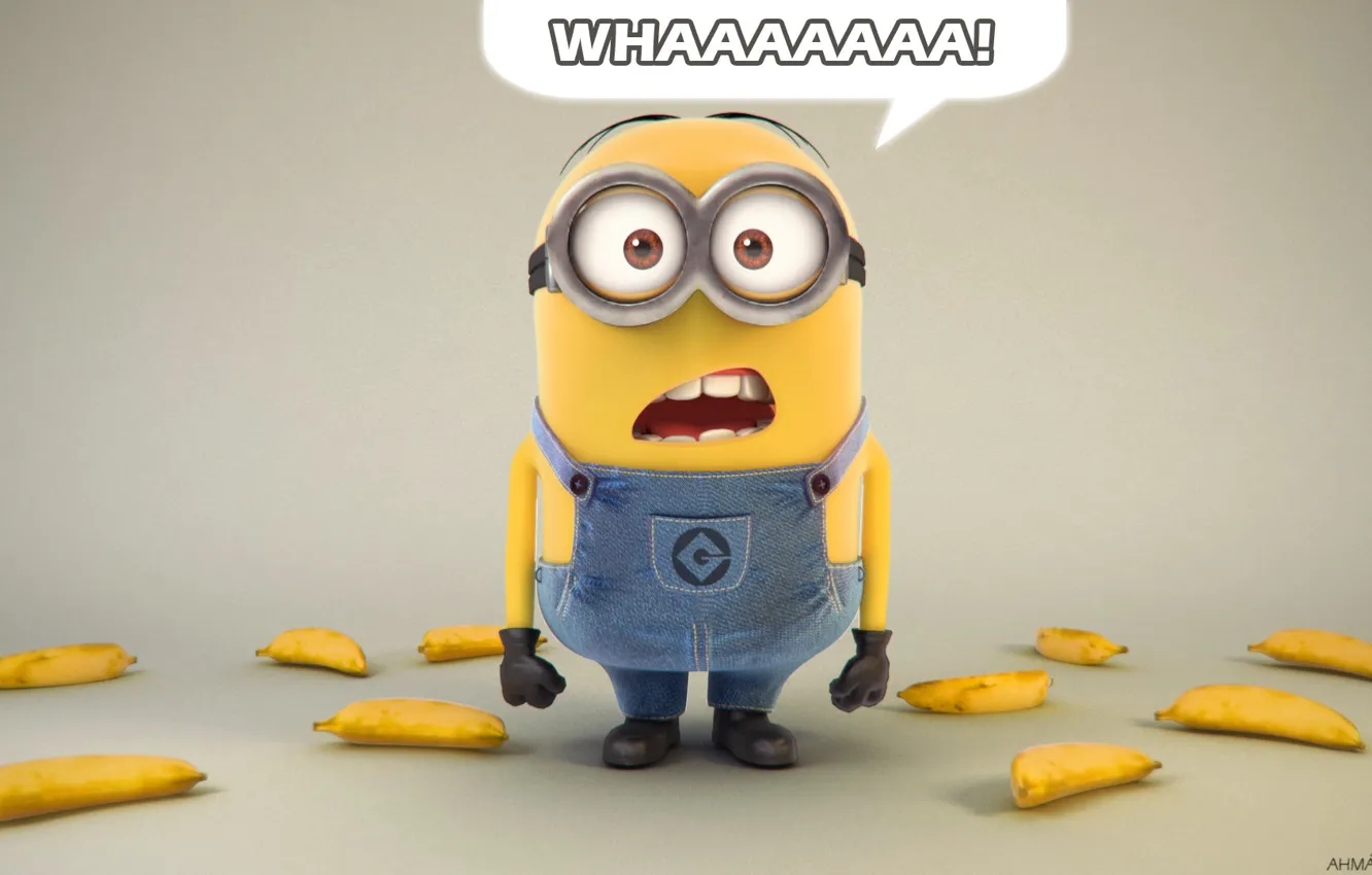 Wallpaper bananas, Minion, final render, whaaa images for desktop ...