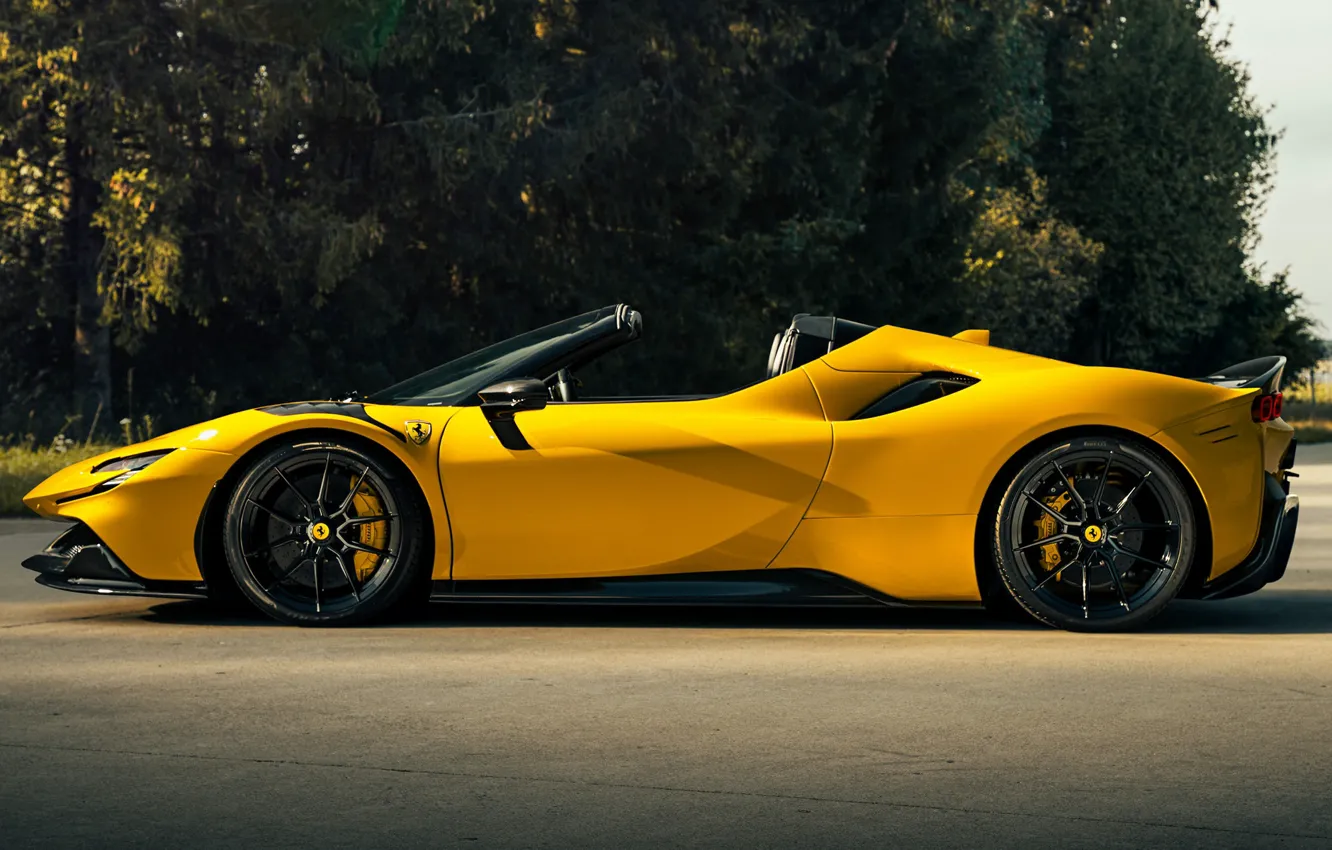 Wallpaper Ferrari, side view, Spider, 2022, by Novitec, Ferrari SF90 ...