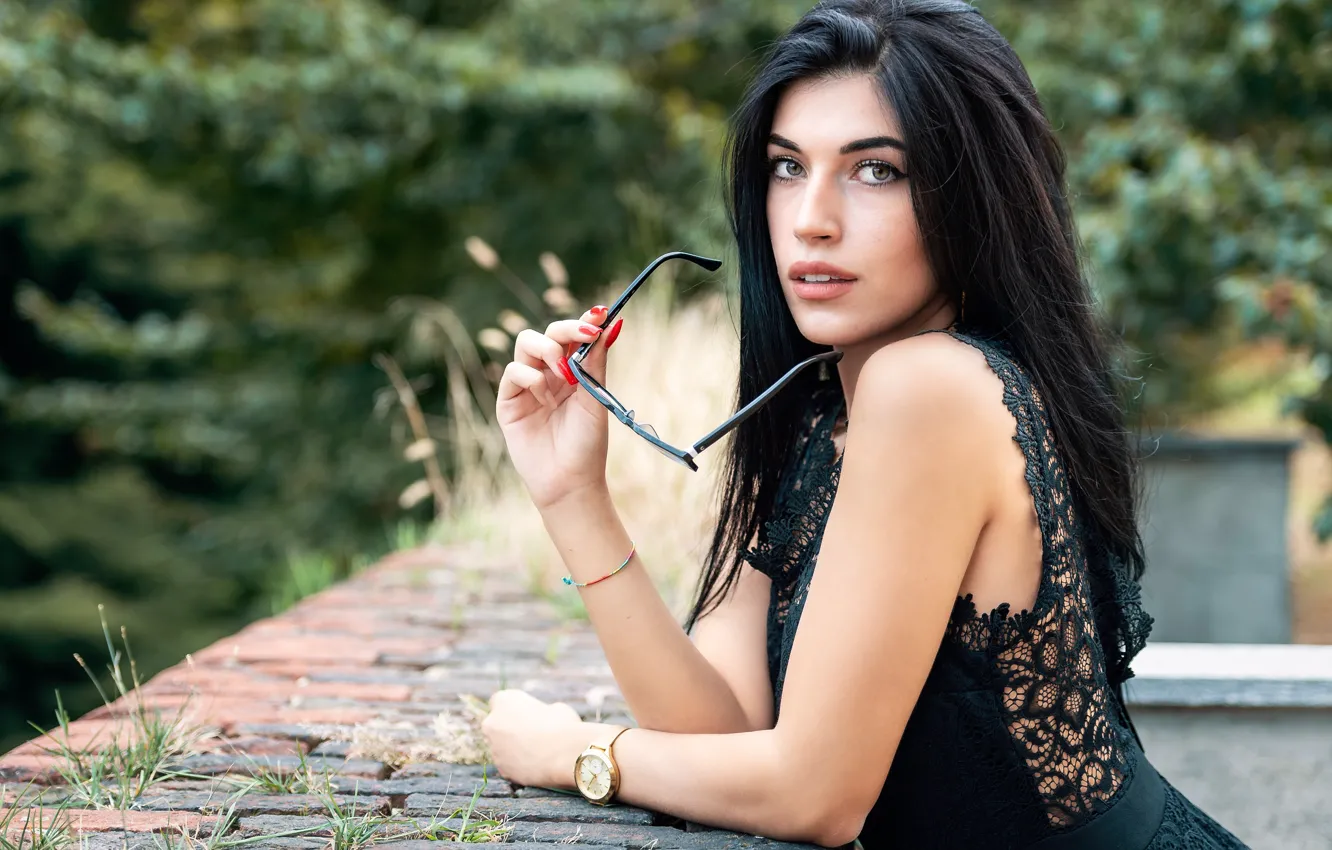 Wallpaper look, girl, model, Martina for mobile and desktop, section ...